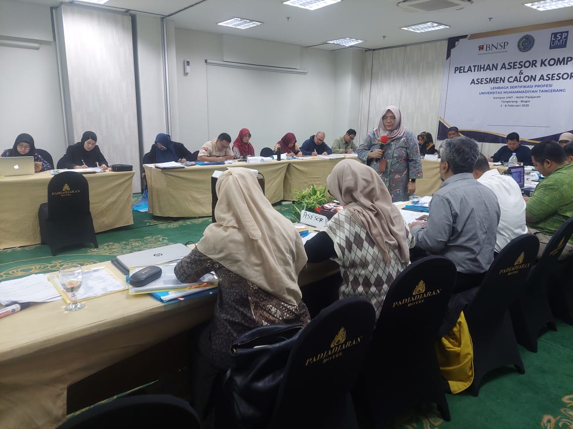 Gelar Pelatihan Asesor, UMT Persiapkan Lulusan Unggul untuk Dunia Kerja